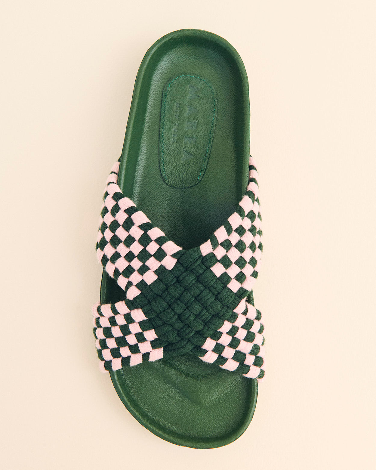 CRUZADO LEATHER PINK/GREEN – Marea New York